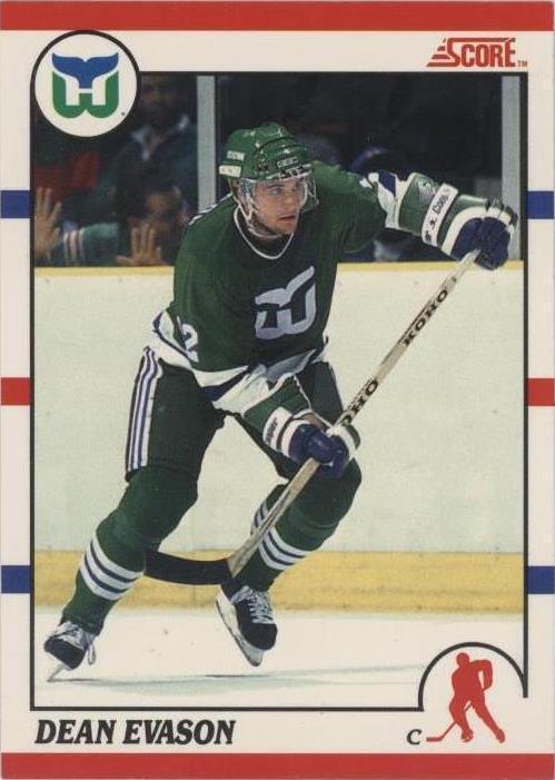 1990-91 Score - Dean Evason #259 Bilingual for sale online | eBay