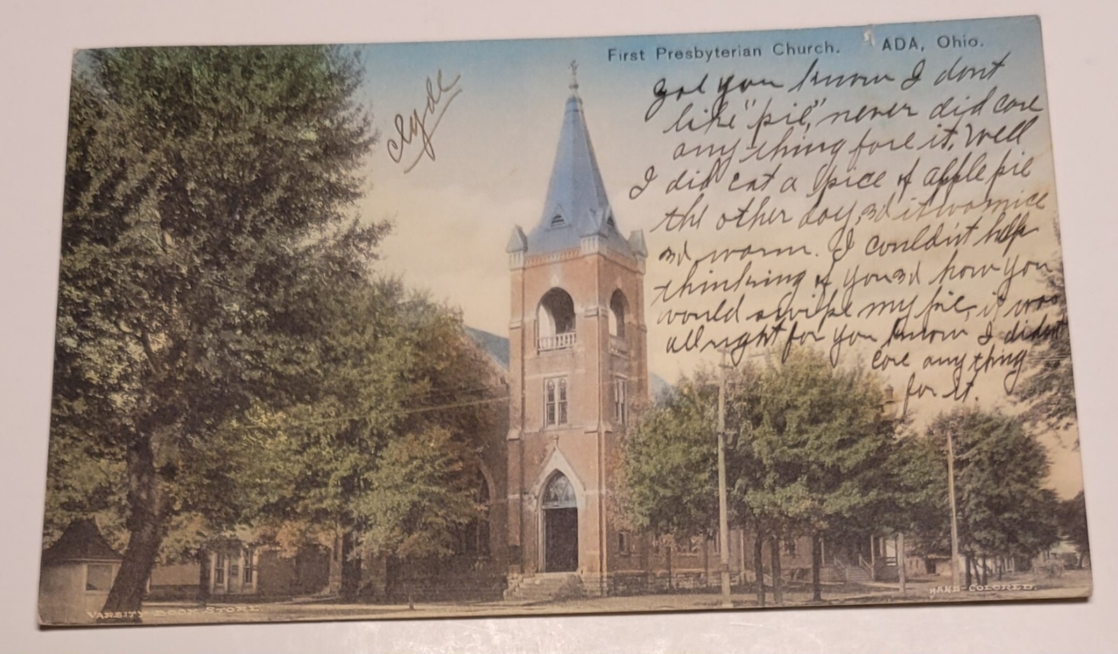Vintage Post Card ~ First Presbyterian Church ~ Ada, Ohio ~ Circa 199 ...