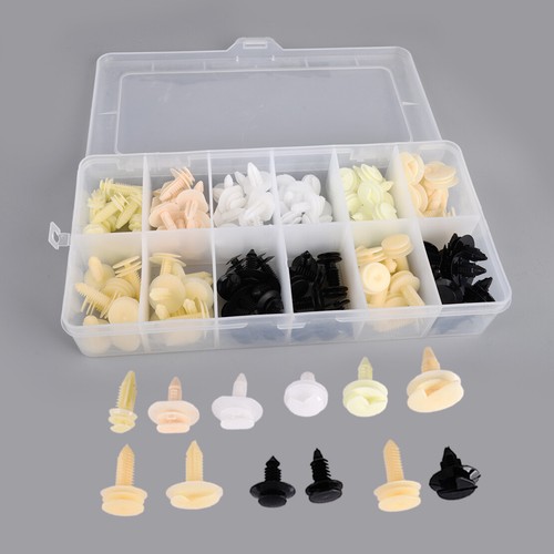 120PC Car Door Panel Retainer Fastener Clips fit for GM Ford Auveco ...