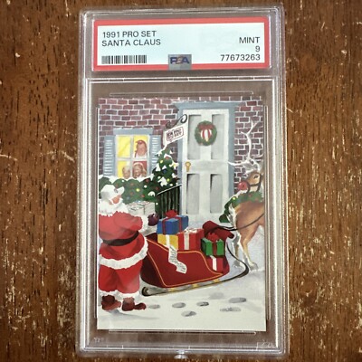 1991 Pro Set Santa Claus PSA 9 Rare Mint Low Pop! | eBay