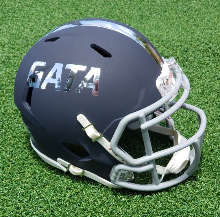 GEORGIA SOUTHERN EAGLES GATA CHROME VERSION FOOTBALL MINI HELMET ...