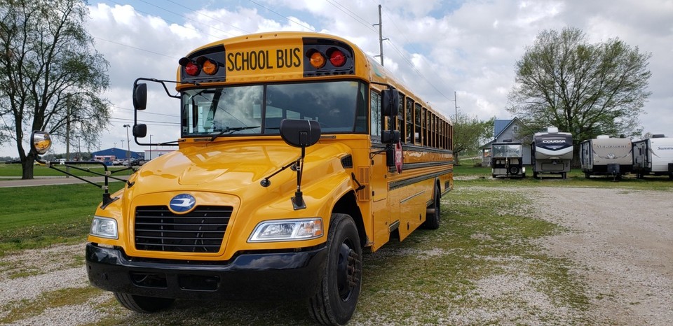 2021 BlueBird Vision. Propane power! 72 pass. Front and rear A/C, 29700 ...