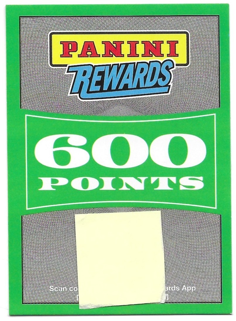 600 PANINI REWARDS REDEMPTION POINTS CARD. UNREDEEMED. | eBay