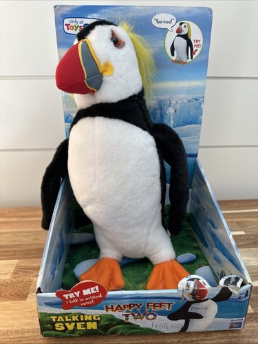 1P) HAPPY FEET TWO TALKING MIGHTY SVEN PLUSH FIGURE PUFFIN PENGUIN TOYS ...