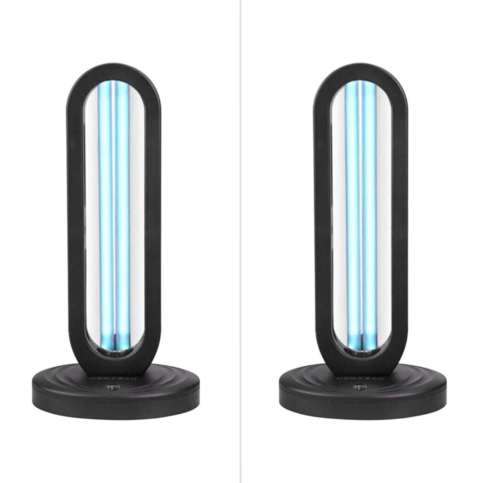 1/2x Ultraviolet Germicidal Lamp Remote Controller Ozone Disinfection ...