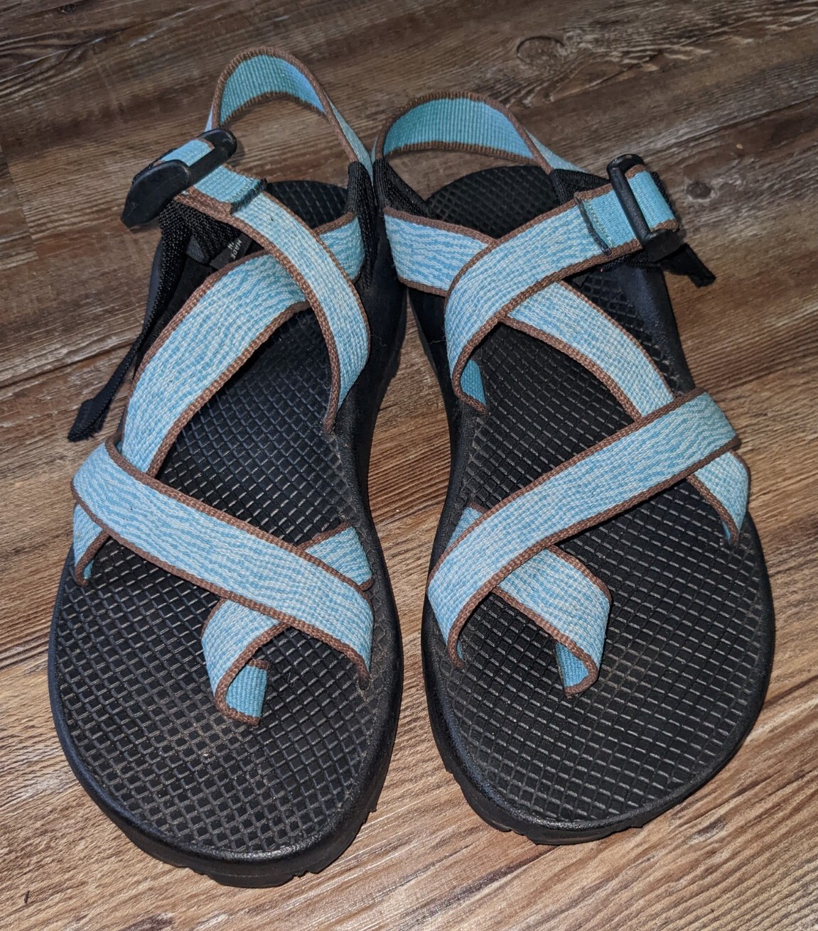 Chaco Z/2 Classic Sandal blue zebra stripe pattern wo… - Gem