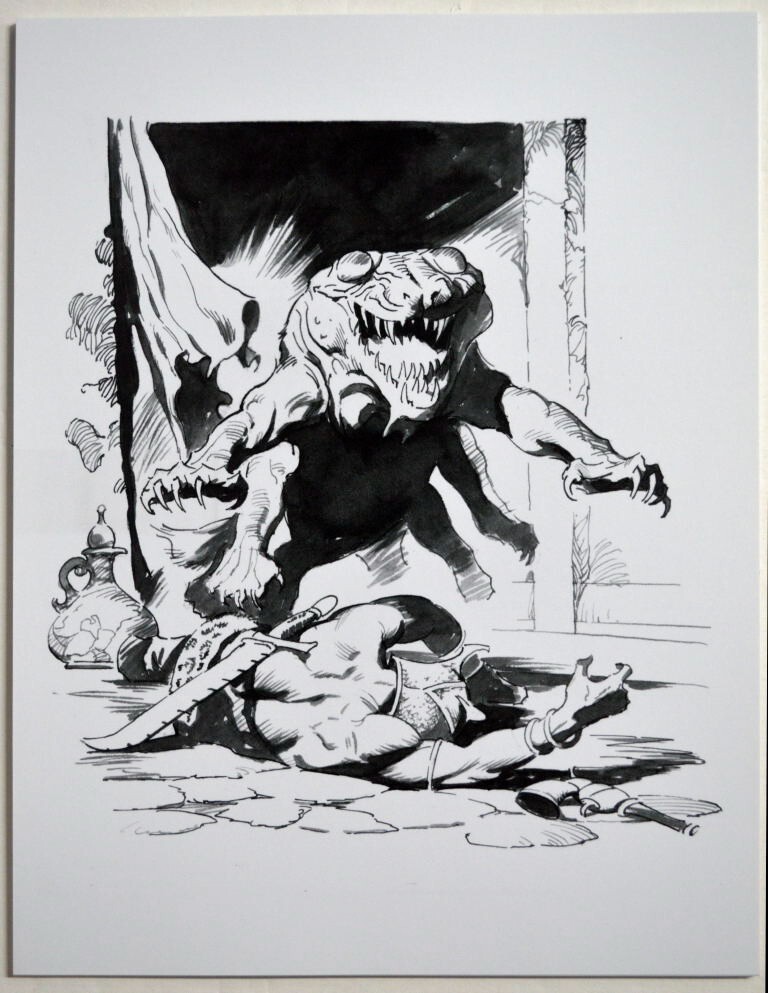 JOHN CARTER - ATTACKED PRINT Mike Hoffman art Burroughs 2013 ONLY 30 | eBay