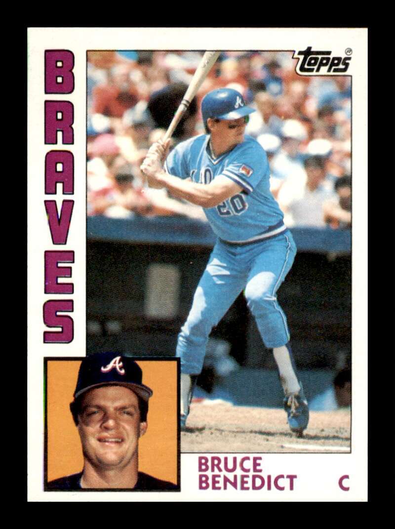 1984 Topps Bruce Benedict #255 Atlanta Braves | eBay