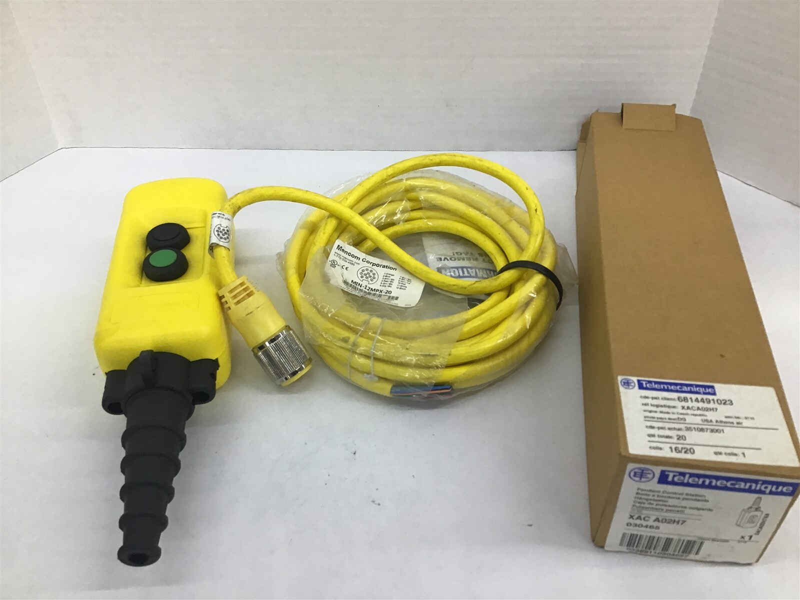 Telemecanique XAC A02H7 Pendant Control Station with Cord | eBay