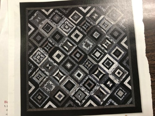 MAGIC TRIANGLES quilt pattern from a magazine, 73x73", strip piecing | eBay