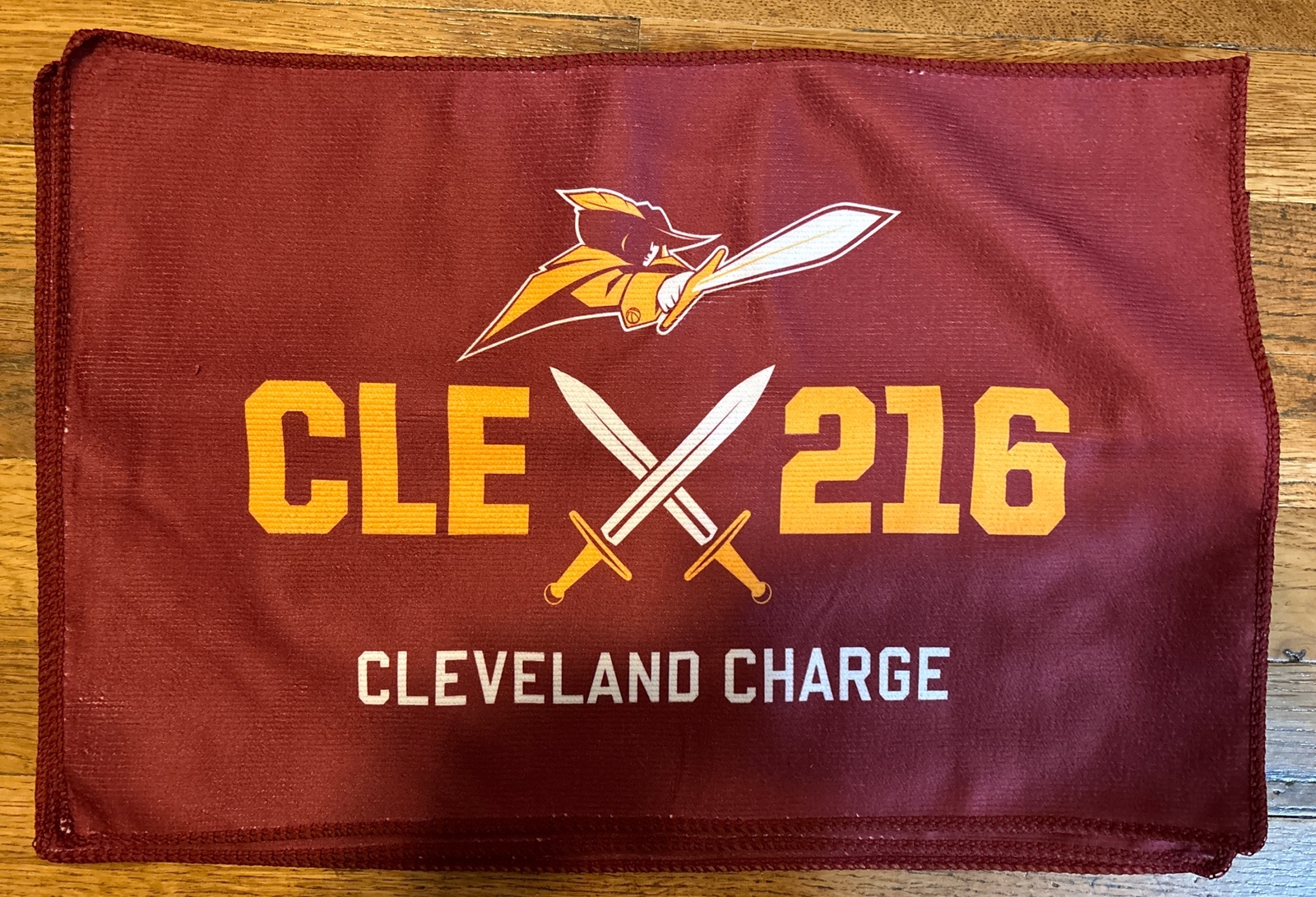 CLEVELAND CHARGE 216 BASKETBALL RALLY TOWEL BANNER G LEAGUE CAVALIERS ...