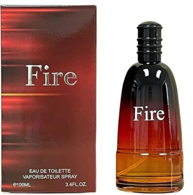 Fire Men's Cologne 3.4 Oz EDT Spray Classy Fragrance for Modern Men | eBay