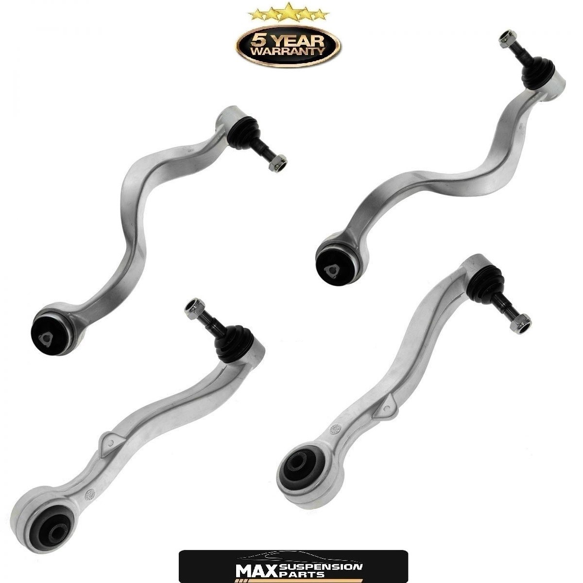 BMW E65 E66 FRONT UPPER LOWER CONTROL ARM THRUST ARMS BALL JOINTS 745 ...