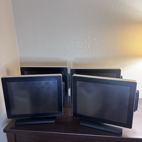 Four (4) Squirrel Systems WS10LX Restaurant Card Swipe POS Terminals w ...