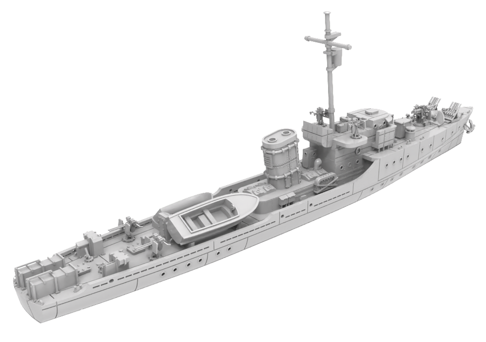 SSMODEL 1/700 Military Model Waterline USN Experimental Submarine ...