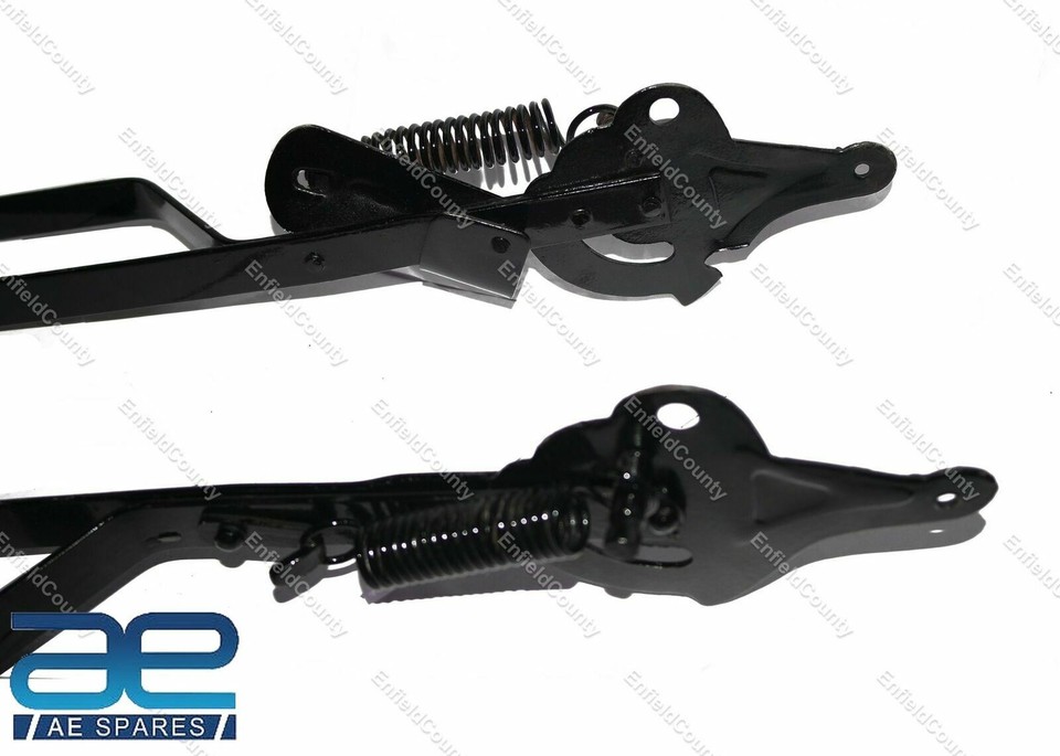 Heavy Duty Vintage Bike Bicycle Drop Stand Rear Center Kickstand Black ...