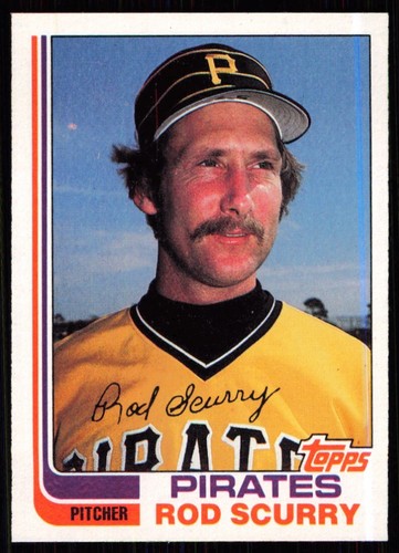 1982 Topps Rod Scurry Pittsburgh Pirates #207 | eBay