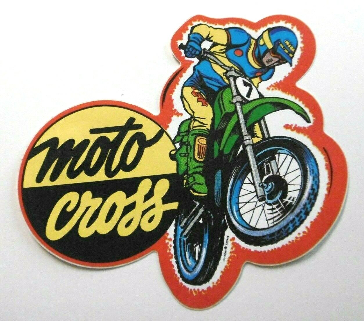 Promotional Stickers Moto-Cross Motorrad-Sport 6 11/16x6 5/16in ...