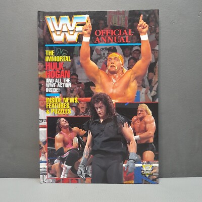 Rare Vintage WWF Wrestling Official Special Book Annual 1992 Retro ...