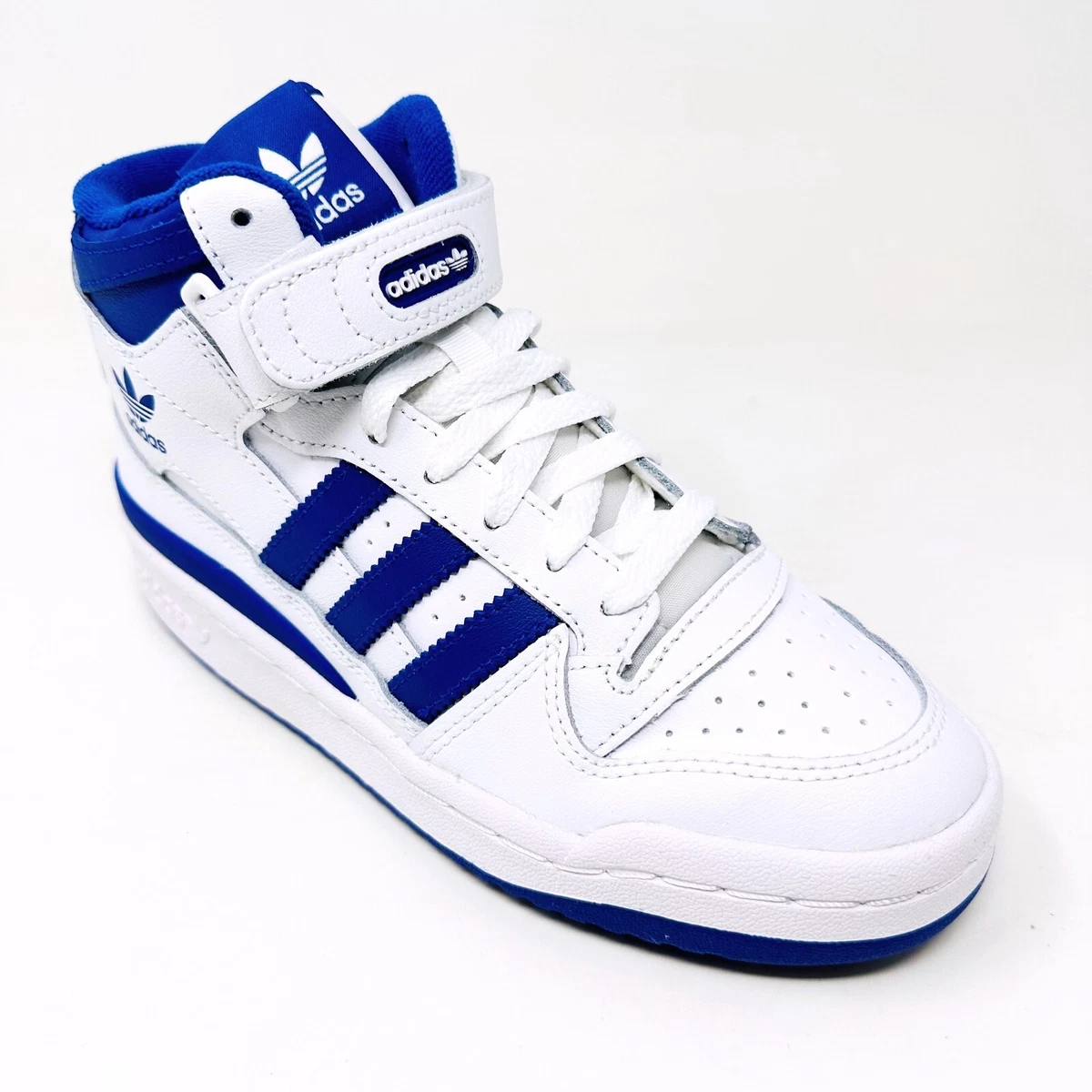 Blue Adidas High Top Sneakers
