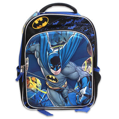 Backpack 16" Pop Out 3D Batman Hero Dark Knight Blue Black New | eBay
