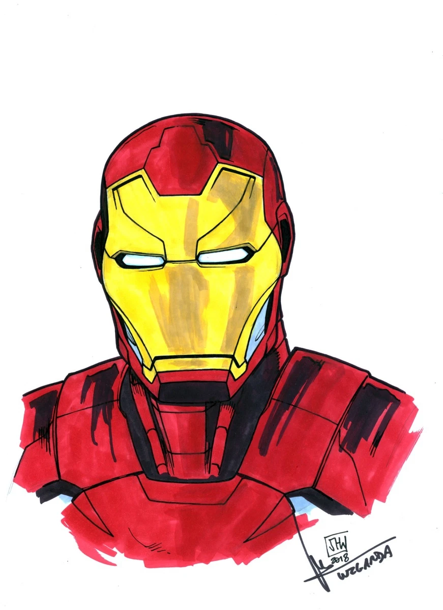 Details 210 Iron Man Drawing Sketch Super Hot Nanoginkgobilobavn