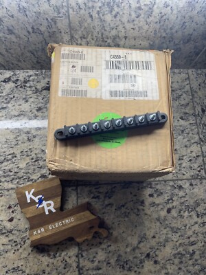 *QTY 49* Cooper Bussmann C4559-8 Junction Block Barrier Terminal Blocks ...