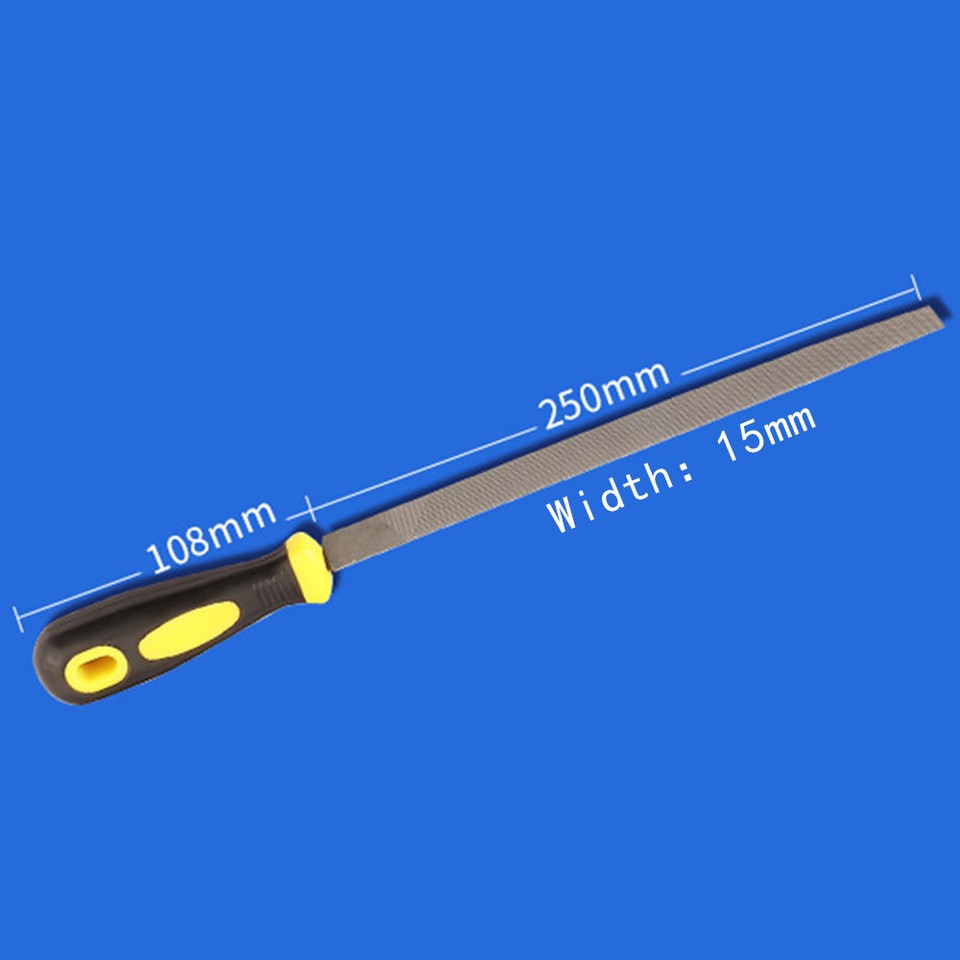 1PC 10 inch Triangle File Carbon Steel T12 Rasps Sharpening Single ...