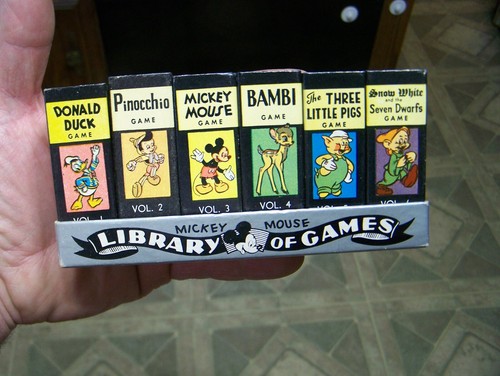 Vintage Disney Mickey Mouse Library of Games Card Games Nice Set W ...