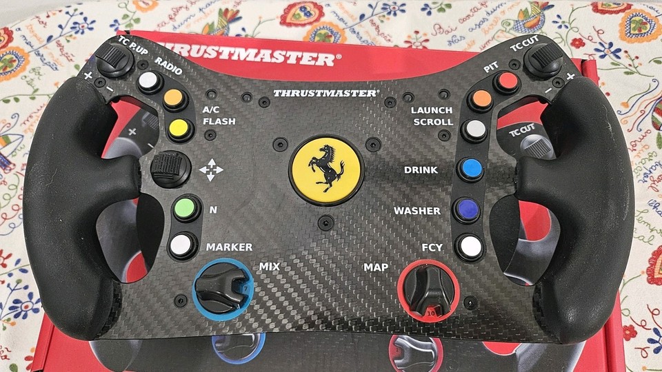 Thrustmaster Ferrari 488 GT3 Racing Wheel 99p Start NO RESERVE | eBay UK