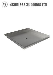 STAINLESS STEEL COMMERCIAL FLOOR RECESSED SHOWER TRAY | eBay