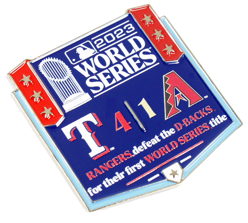 2023 Rangers World Series Commemorative Pin - Rangers vs. D-Backs ...