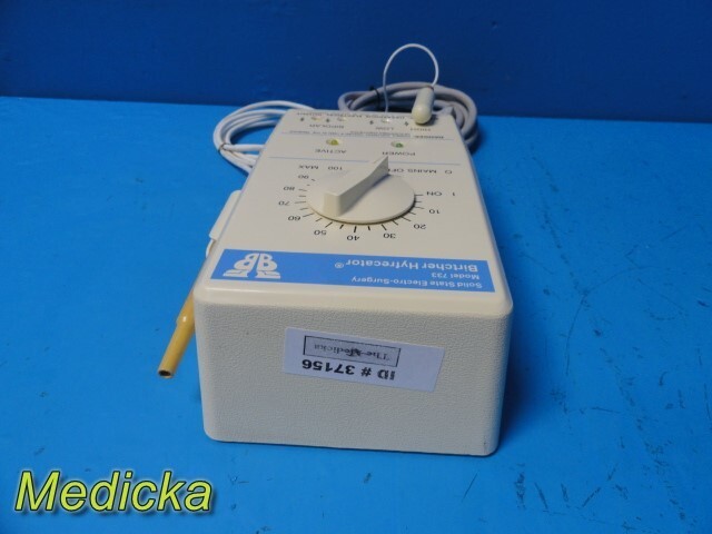 Birtcher Hyfrecator 733 Solid State Electro-Surgery Unit W/ Handpiece ...