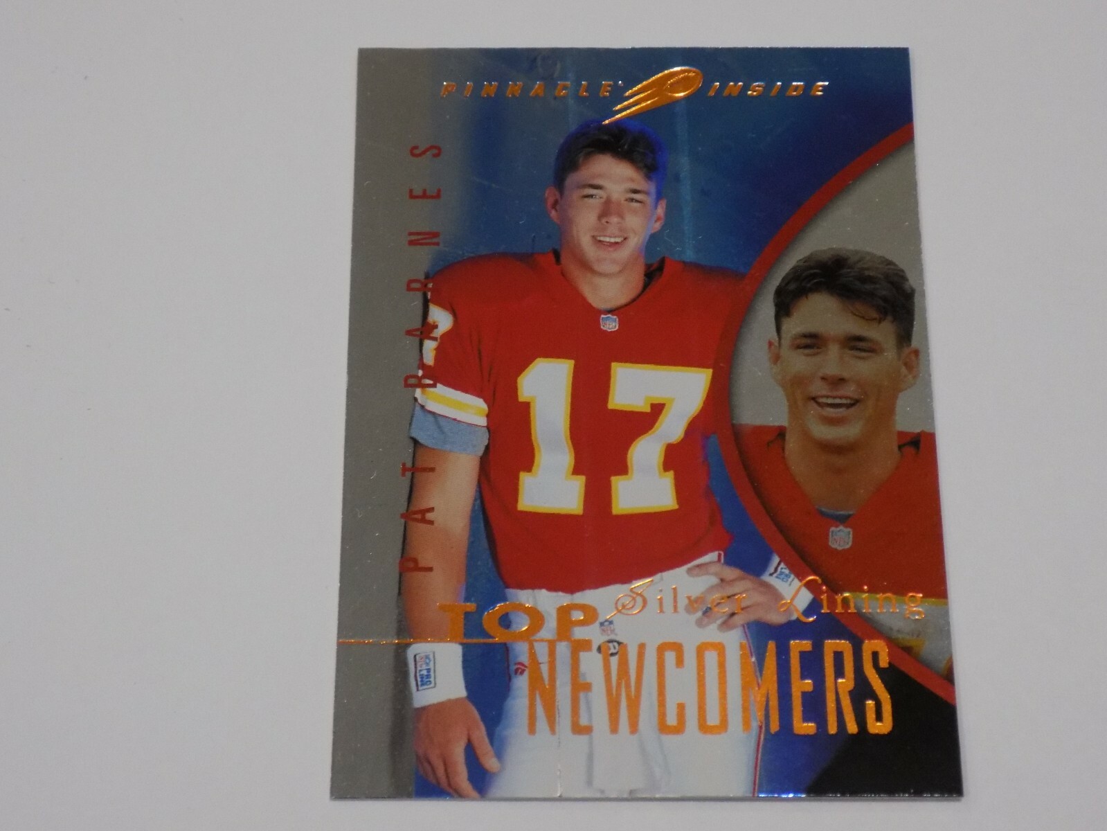 1997 Pinnacle Inside Silver Lining Top Newcomers Pat Barnes Card #129 ...