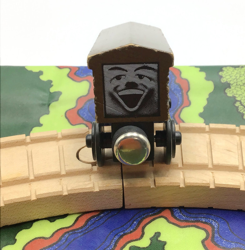 Thomas & Friends TROUBLESOME BRAKEVAN Truck 1st Ed. White Face Wooden ...
