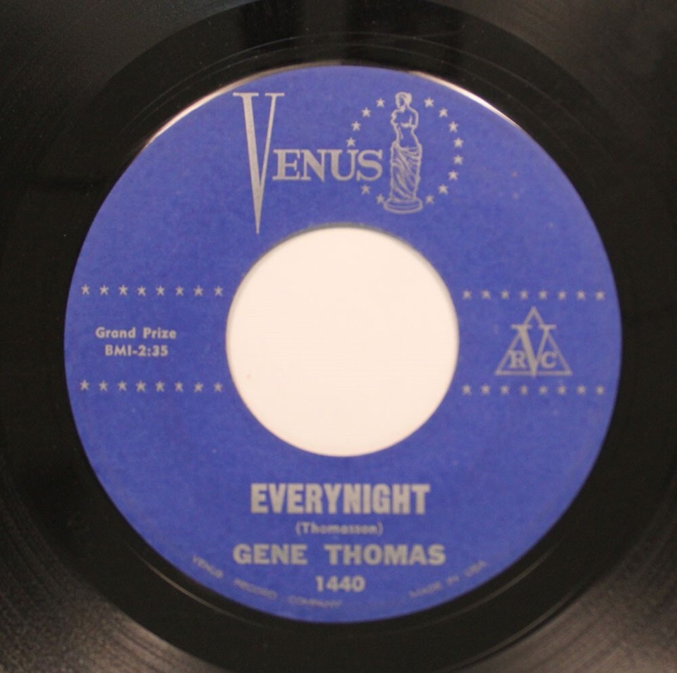 Gene Thomas - 45 - Sometime / Everynight On Venus VG+ to VG++ | eBay