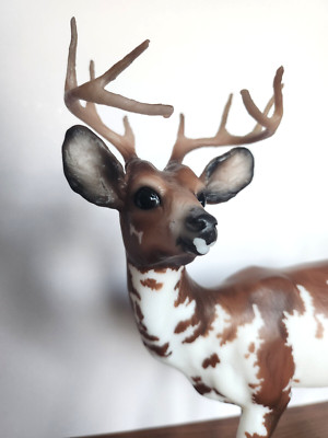 Breyer Garrett Piebald Deer Stag Collectors Club | eBay