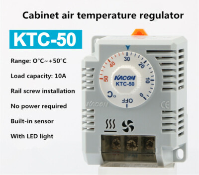 Cabinet temperature controller temperature relay KTC-50 two-way contact ...