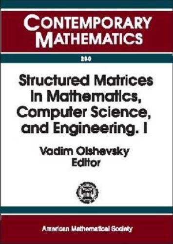 Contemporary Mathematics Ser.: Structured Matrices in Mathematics ...