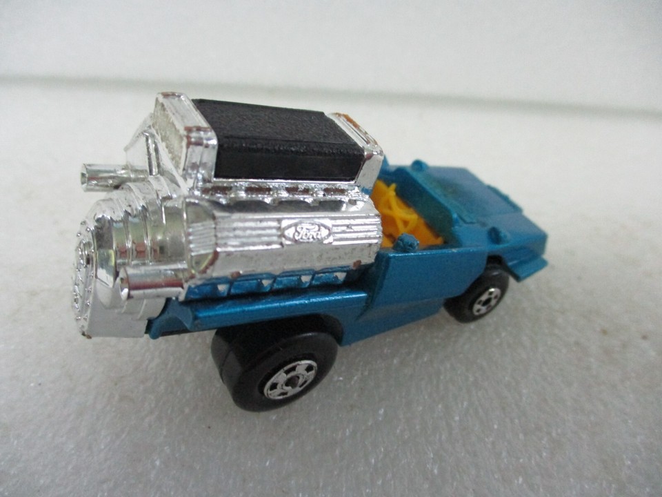 Matchbox Lesney Superfast SF42 Tyre Fryer- blue with ORANGE interior ...