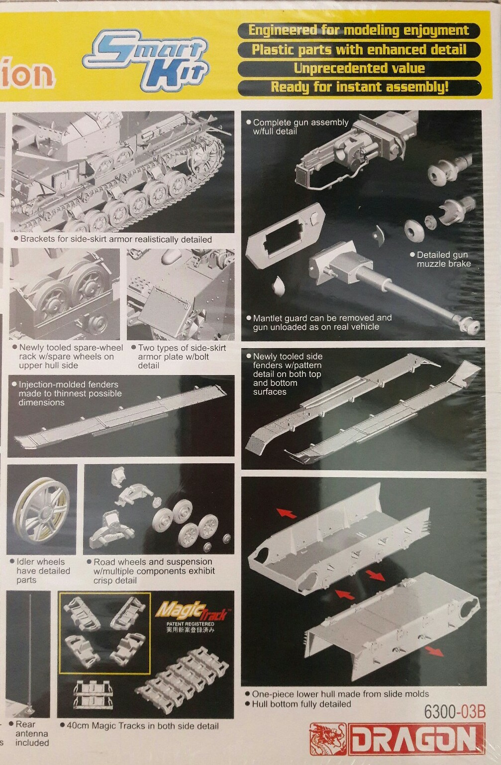 Dragon #6300 1/35 Scale Pz.Kpfw.IV Ausf.H Late Production w/MagicTracks ...