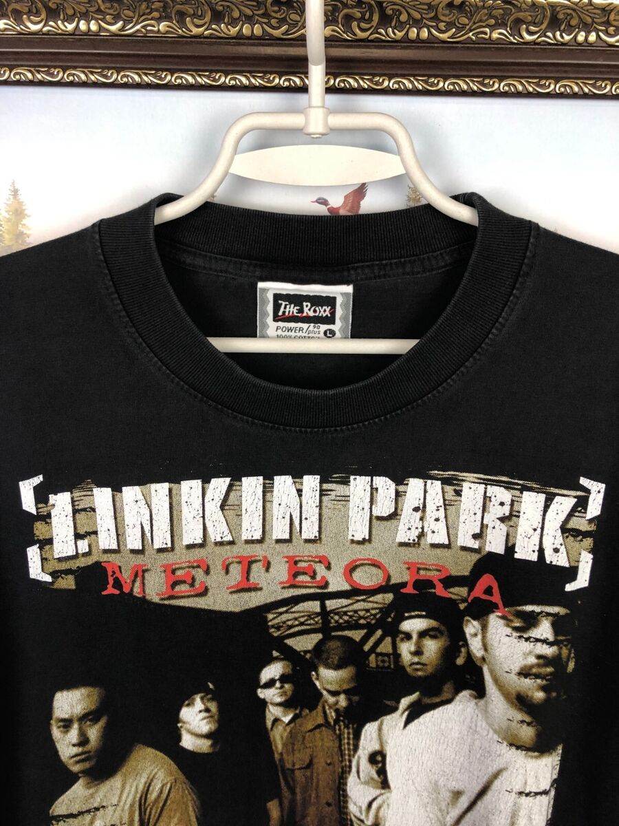 Vintage Linkin Park Band Shirt Meteora Tee Over Print Long Vintage Linkin Park Band Shirt Meteora Tee Over Print Long