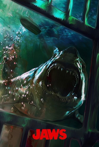 Jaws 8x12 Metal Movie Poster Sign [L] Steven Spielberg | eBay