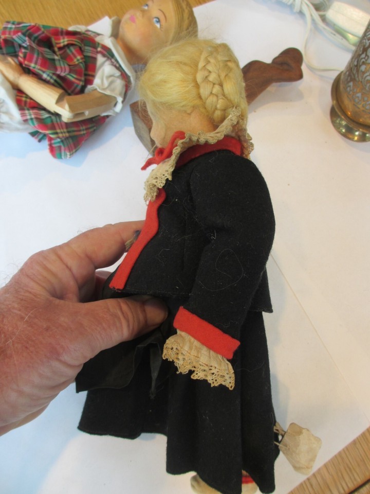 VINTAGE 1930’S LENCI FELT DOLL COUNTESS CONTESSA MAFFEI ORIGINAL TAGS ...