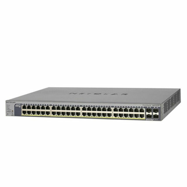 NETGEAR GS752TPv2 48-Port Rack Mountable Gigabit Ethernet Switch for ...