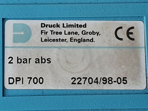 Druck DPI 700 Digital Pressure Indicator Gauge Range 2 Bar ABS for sale ...