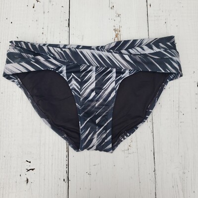 Robin Piccone Women's Black Ava Twist Brief Swim Bottoms Sz L | eBay