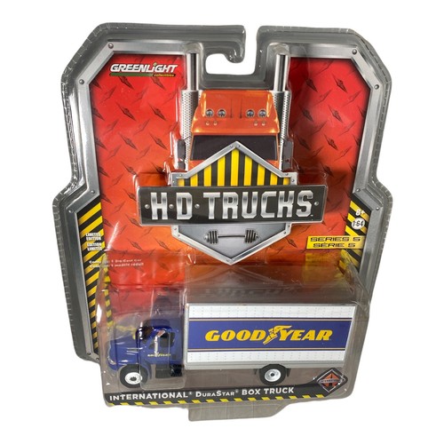 Greenlight 1/64 Diecast Car HD Trucks International Dura Star Goodyear ...