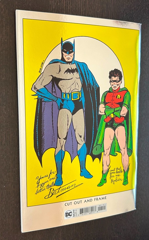 BATMAN #1 Facsimile (DC Comics) -- Chromium VARIANT -- NM- Or Better ...