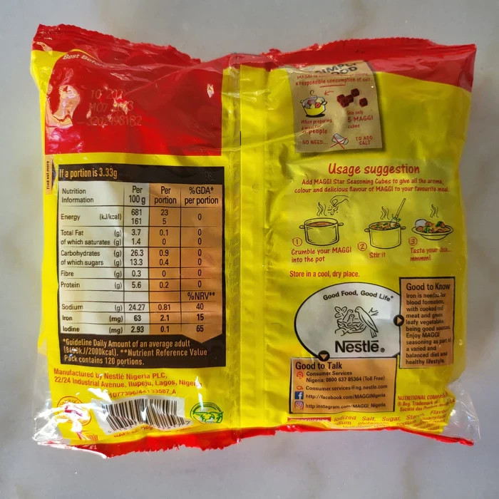 Maggi Star Cube Seasoning x 2 Pack 400 g, 100 Piece | eBay